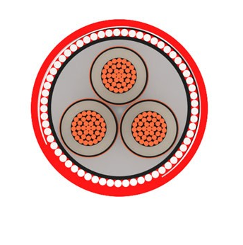 PVC Outer Sheath Armoured Power Cable N2XSEYFGbY Armoured Electrical Cable